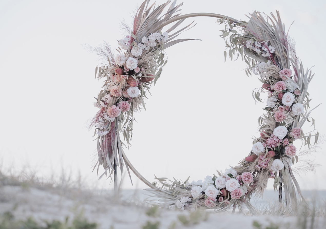 Round Arbour with Native Florals – Architectsofneon